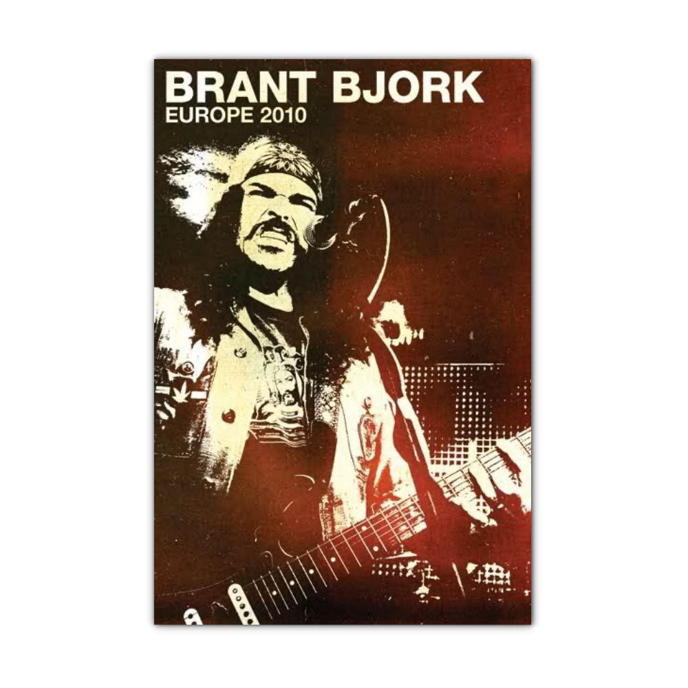Brant Bjork - "Europe 2010" Poster – Sound of Liberation Records